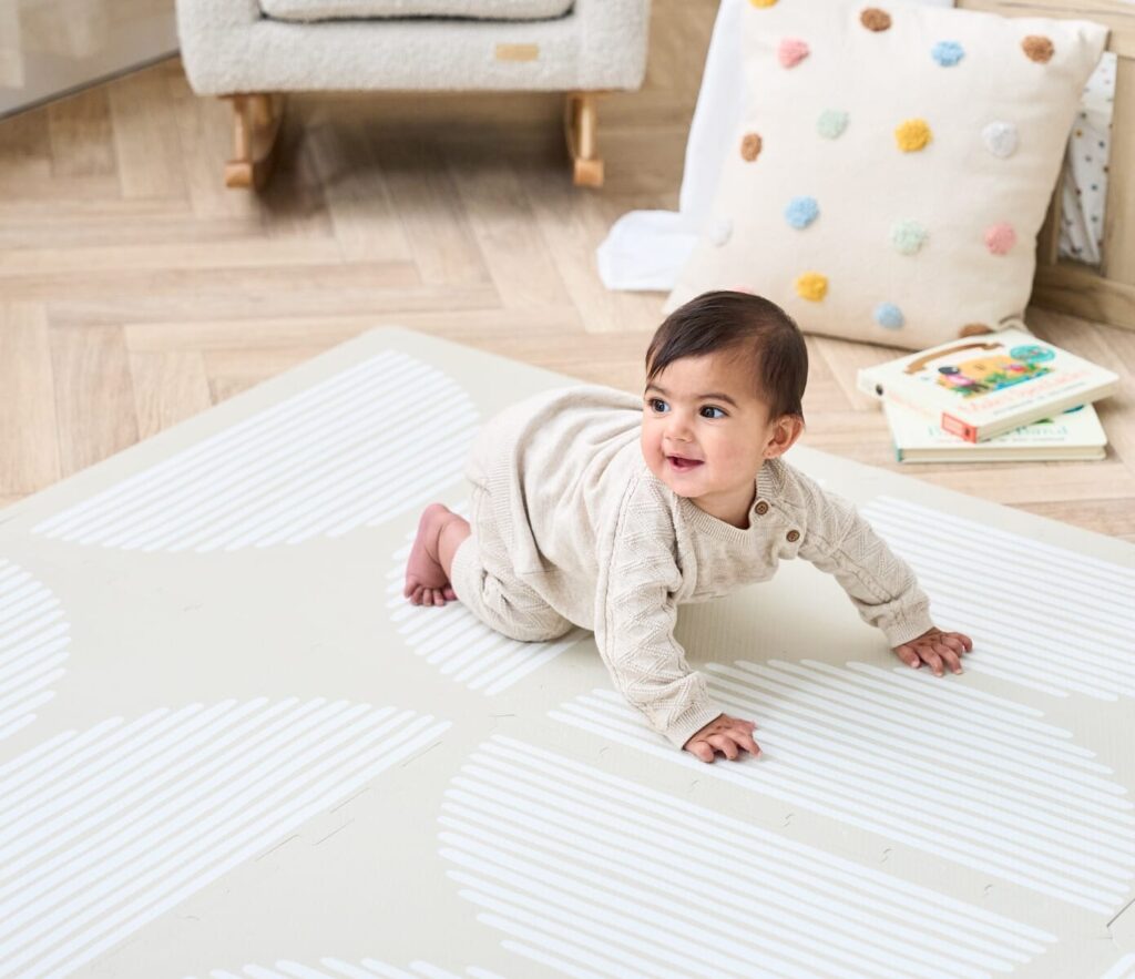 Infinity Baby Playmat - Orbital Oatmeal - floorlands.ae